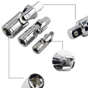 Jual Universal Joint Set Ratchet Extension Bar Socket Adapter Manual And Pneumatic Bendable