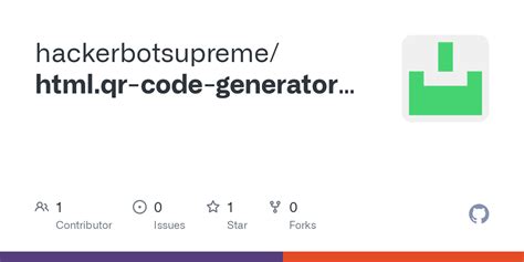Github Hackerbotsupremehtmlqr Code Generator Page With Js