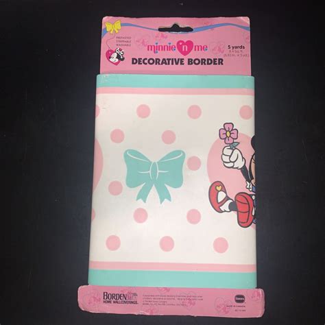 Pink Minnie Mouse Wallpaper Border