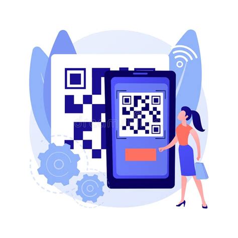 Qr Code Abstract Concept Vector Illustration Stock Vector Illustration Of Logistics Code