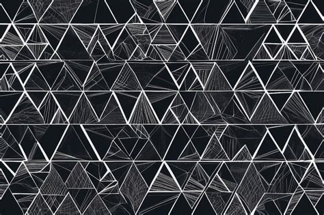 Premium Photo Geometric Vector Pattern Repeating Linear Triangle In