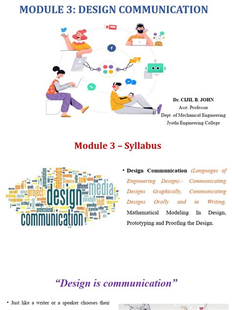 Module 3 Design Communication Pdf Drawing Technical Communication