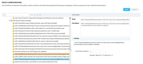 Creating A Custom Policy Nexpose Documentation