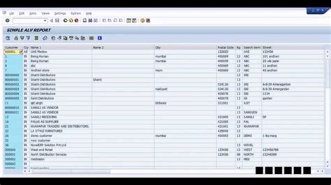 Sap Abap Beginner Step By Step Tutorialsimple Alv Report Youtube