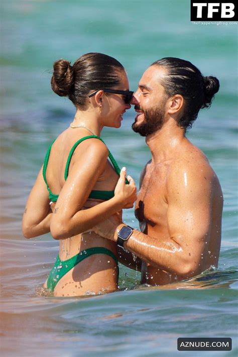 Thylane Blondeau Sexy Seen Flaunting Her Hot Bikini Body At The Beach