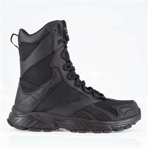 Reebok Mens 8 Hyperium Side Zip Tactical Boots