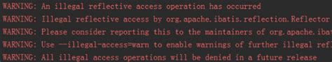 Idea：maven：先：an Illegal Reflective Access Operation Has Occurred 后：cannot Access Defaults Field