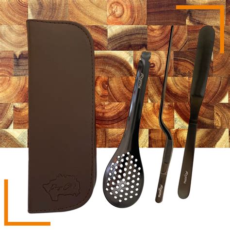 Set 3ce Negro Estuche Plaza Chef