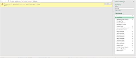 dataverse preview error the type of the current p microsoft