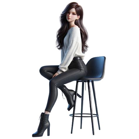 Girl Brunette Black Jeans By Kurthds On Deviantart