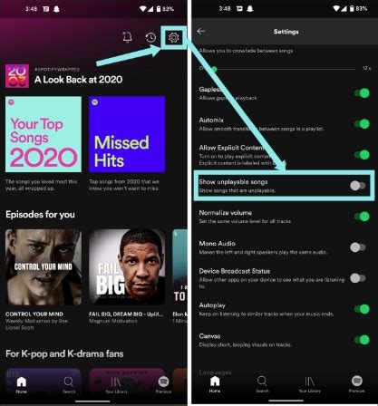 How To Hide And Unhide Songs On Spotify On Mobile Desktop