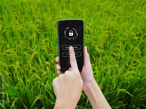 Hand Of A Girl Entering The System Digital Format Identity Verification Fingerprint Scanning For