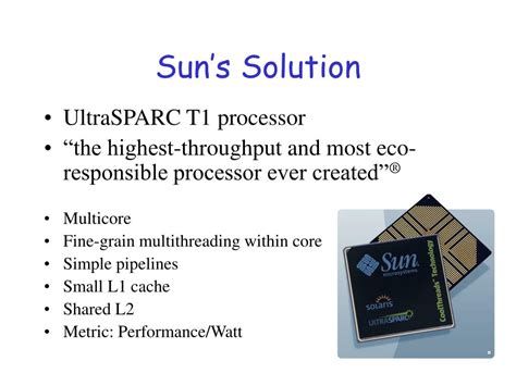 Ppt Niagara A 32 Way Multithreaded Sparc Processor Powerpoint