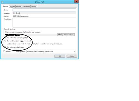 C Automatedscheduled Task Fails If No User Is Logged In Stack Overflow