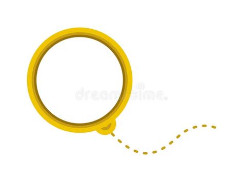 Gold Monocle Vector Stock Vector Illustration Of White 296210941