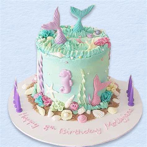 Mermaid Tails Cake French Bakery Dubai