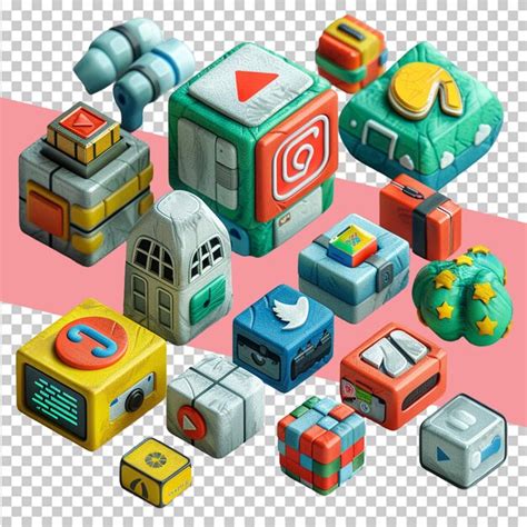 Premium Psd Social And Inter Net Illustration