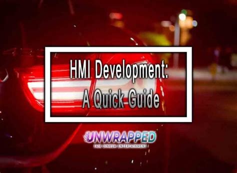 HMI Development A Quick Guide