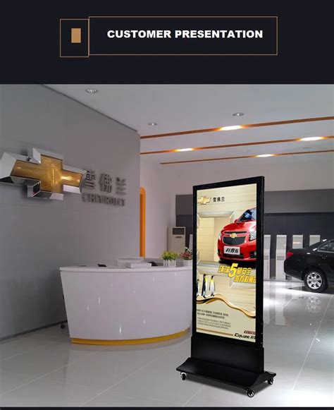 Crystal Slim Frame Outdoor Led Light Box For Menu Boards