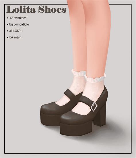 Mary Jane Shoes Sims 4 Cc At Maryann Schneider Blog