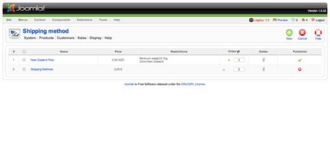 HikaShop Shipping Options HikaShop