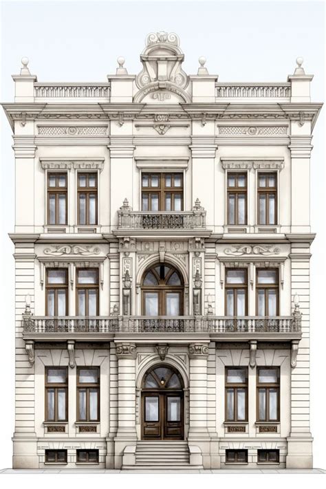 A Technical Drawing Of A Classical Arquitectura Clasica Arquitectura De La Casa Arquitectura