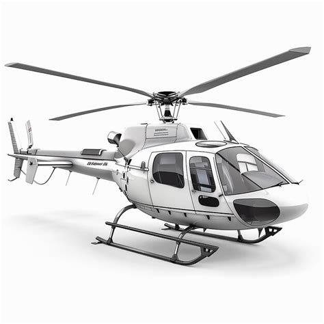 Realistic Small Helicopter Premium Ai Generated Image