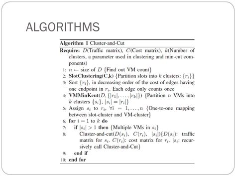 Ppt Improving The Scalability Of Data Center Networks With Traffic Aware Virtual Machine
