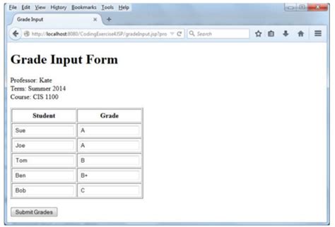 Solved Create A Php Input Form And Results Page For Coding