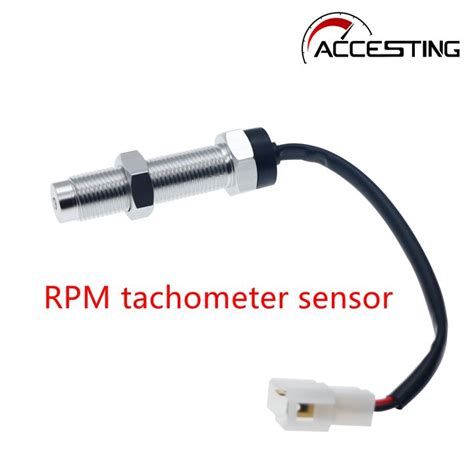 75mm Long Silver Rpm Tachometer Sensor Rma Sensor Suitable For Car Truck Yacht Gasoline Diesel