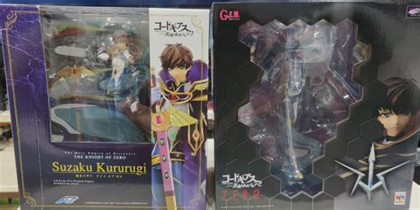 Code Geass Megahouse Figures Lelouch Suzaku Hobbies And Toys Toys