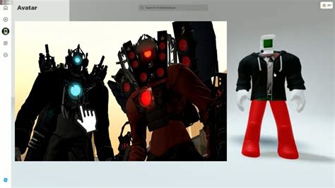 Как я создал скин Камерамена Cameraman из Скибиди Туалета Skibidi Toilet в Roblox Youtube