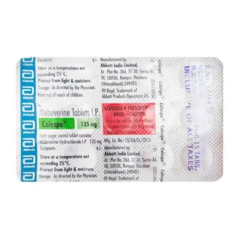 Colospa Tablet View Usage Side Effects Price And Subtitute Egmedi