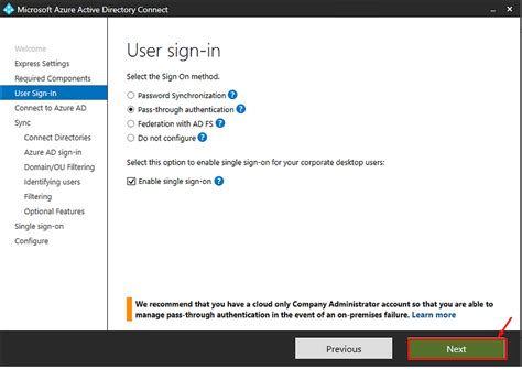 How To Install Azure Active Directory Pass Through Authentication Pta Windowstechpro