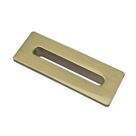 Brass Rectangle Overflow Insert Scudo Bathrooms