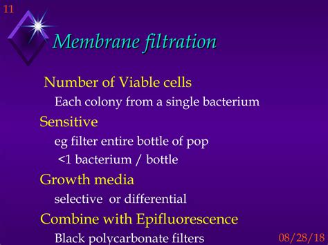 Bacterial Count Method To Count Bacteria Ppt