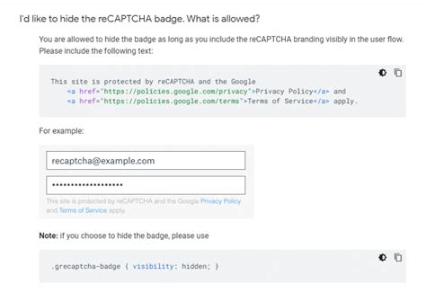 ReCAPTCHA Version 3 And How To Hide It From View