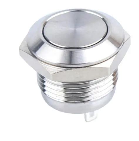 12mm Waterproof Metal Push Button Switch LED Light Momentary Car PC Power Switch 3V 12V 24V 220V