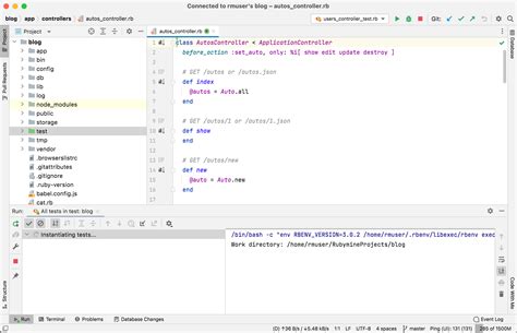 Work Inside Remote Project Rubymine Documentation
