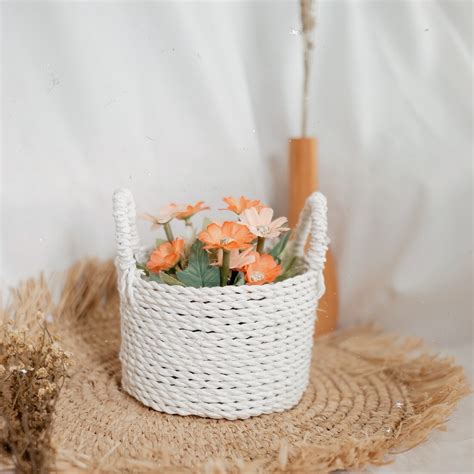 Jual Mini Lili Candy Basket White Shopee Indonesia