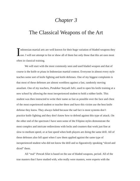 Pdf Chapter 3 The Classical Weapons Of The · Pdf Filechapter 3 The