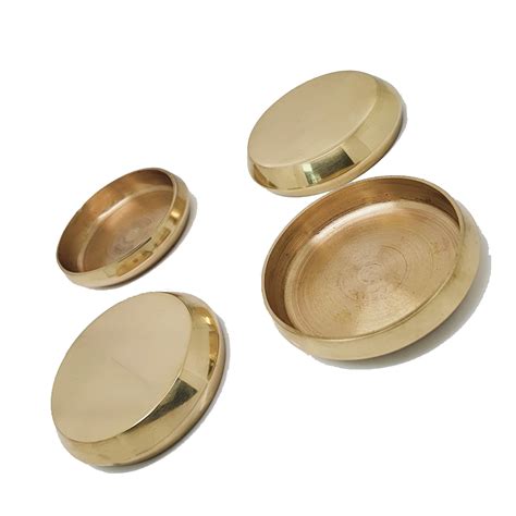 Solid Brass Castor Cups J A Milton