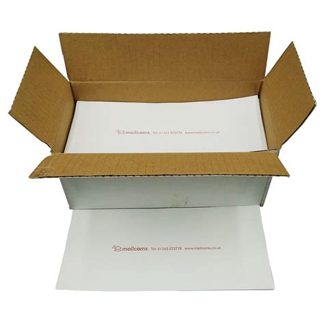 Universal Extra Long 215mm Double Sheet Franking Labels 1 Sheet Wit