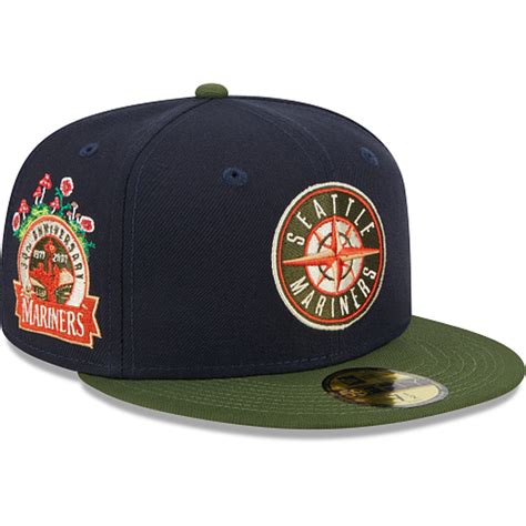 Seattle Mariners Fitted Hats Seattle Mariners Baseball Fitted Caps