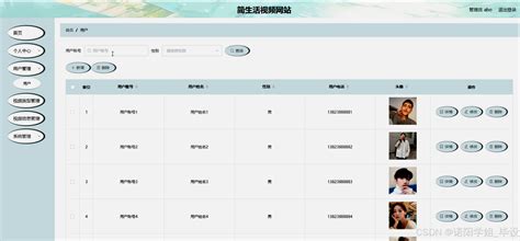 Springboot毕设 简生活视频网站 程序论文 Csdn博客
