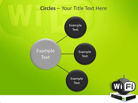 Wifi Modem PowerPoint Template Backgrounds Google Slides ID SmileTemplates Com