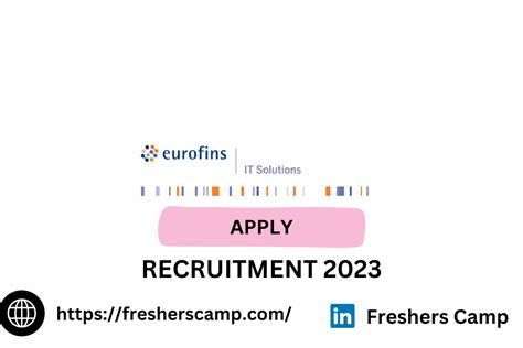 Eurofins It Solutions Off Campus Recruitment 2023 Hiring For Analyst