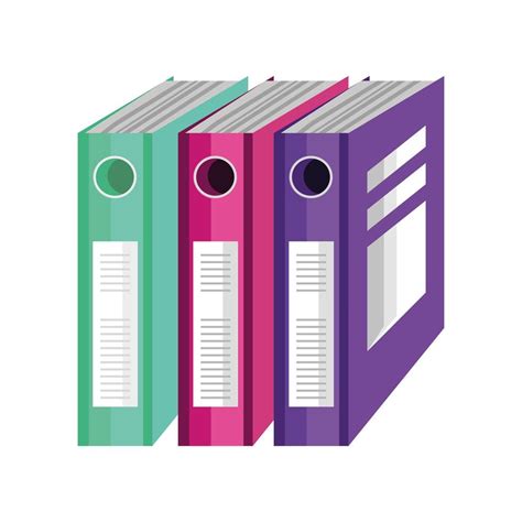 Office Binders Organizer 3756655 Vector Art At Vecteezy