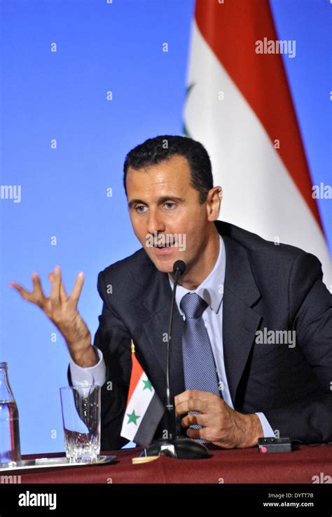 Bashar Al Assad Portrait Stockfotos Und Bilder Kaufen Alamy