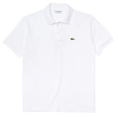 Lacoste Mens White Short Sleeved Polo Shirt